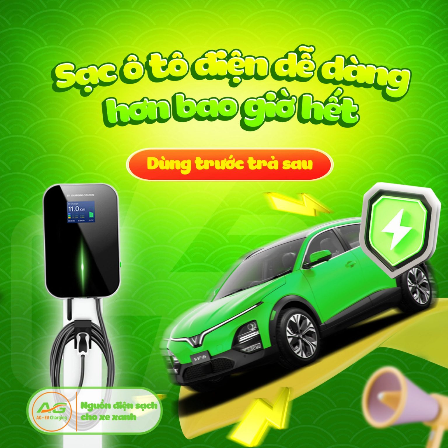 AG - EV Charging | Giải pháp sạc ô tô điện thông minh
